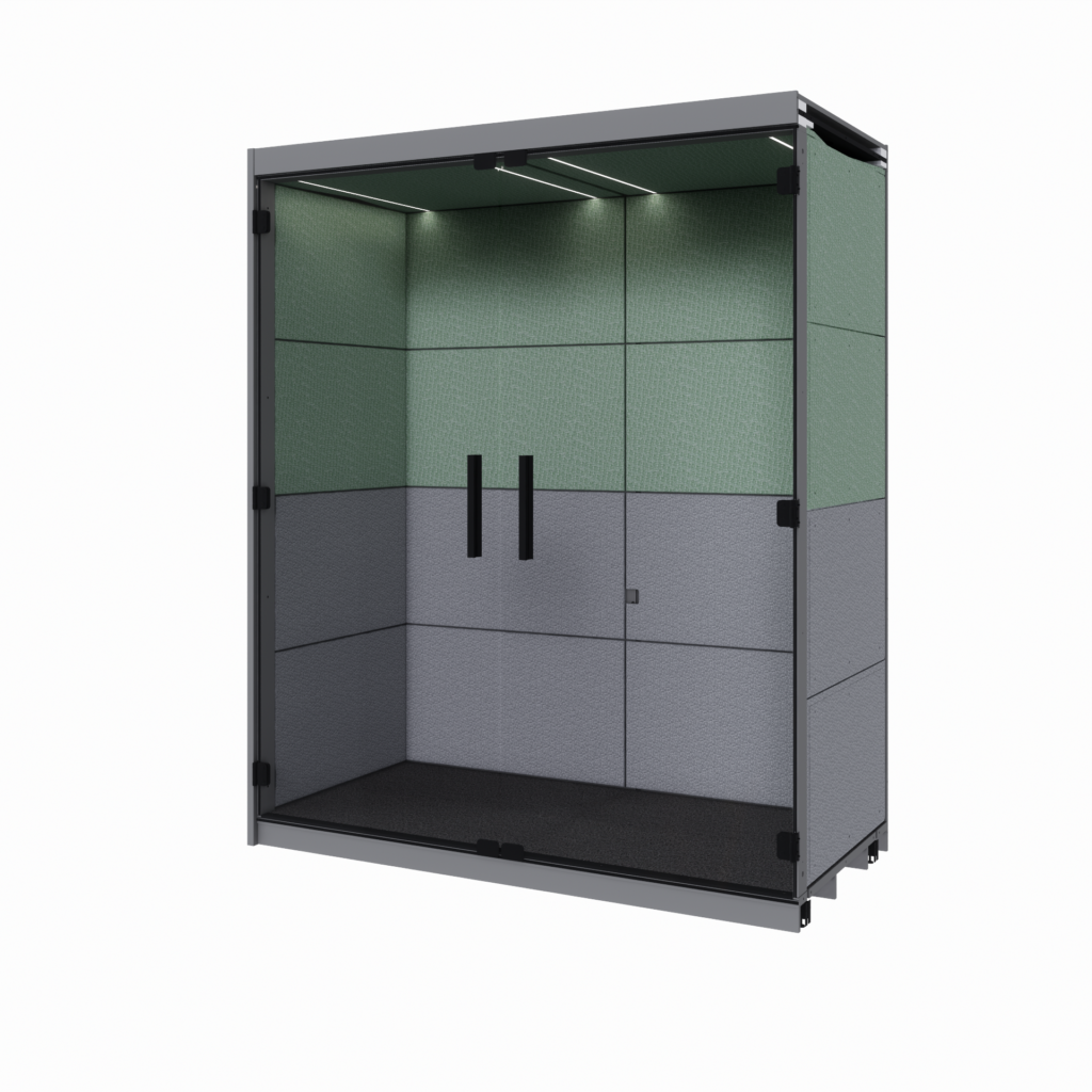 CABINE ACÚSTICA ACOPLAR 2 LUGARES - Matrix Móveis